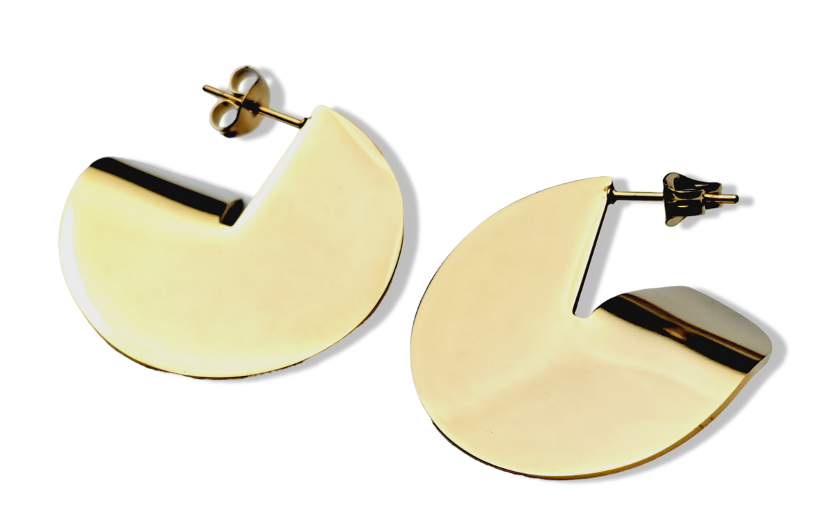 ARETE CIRCLE WATERPROOF DORADO – LaPerlaJoyerias