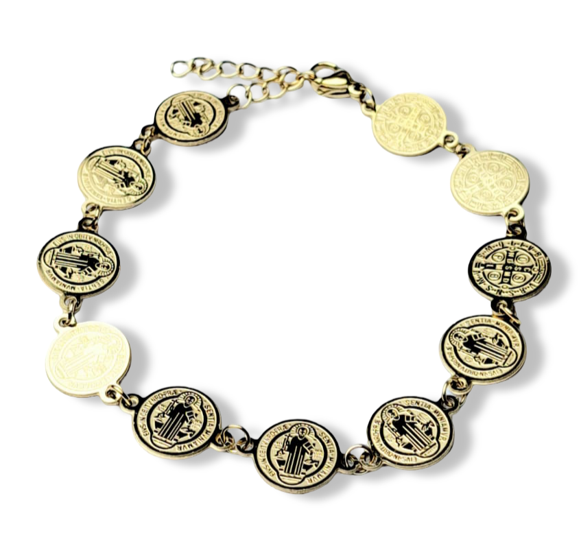 PULSERA SAN BENITOS WATERPROOF DORADO – LaPerlaJoyerias