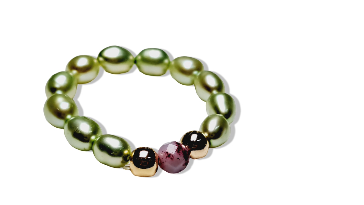 ANILLO PERLA VERDE – LaPerlaJoyerias